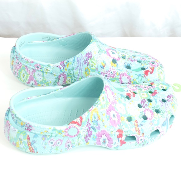 CROCS | Shoes | Crocs Disney Vera Bradley Little Mermaid Ariel Flounder ...